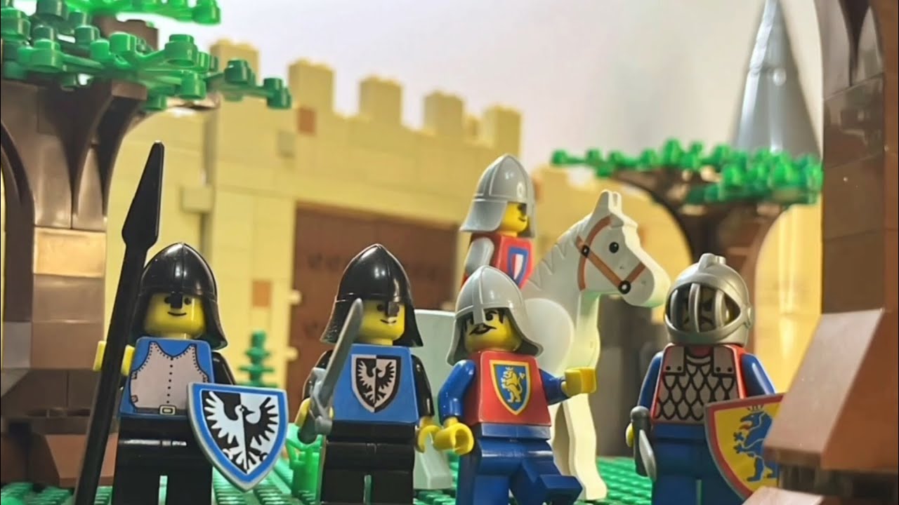 lego Castle "Battle of Honor" Stop Motion Animation | Лего Замок "Битва ...