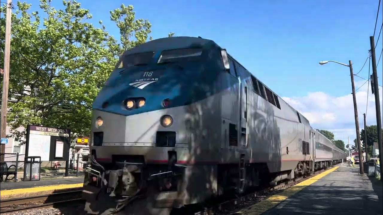 Railfanning West Medford with Phase III heritage duo on Amtrak 696! 8/3/2024. - YouTube