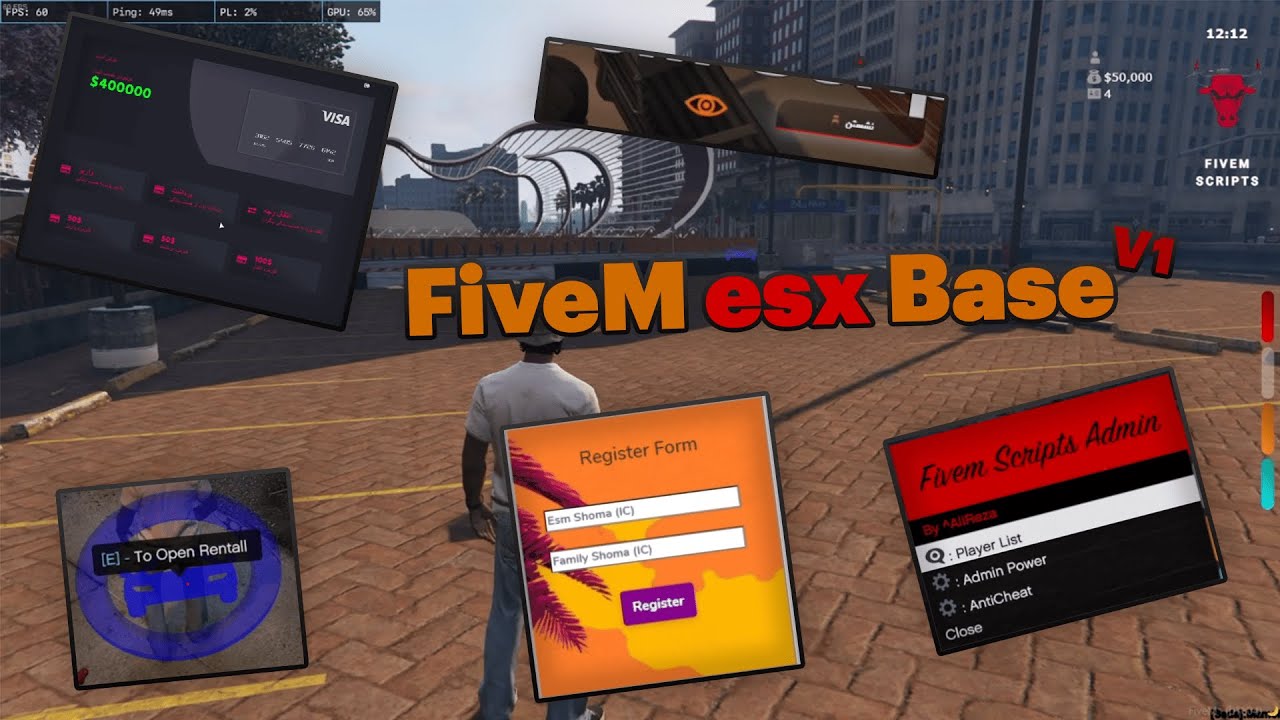 [ESX] FiveM Scripts New Source V1 Full Video - YouTube