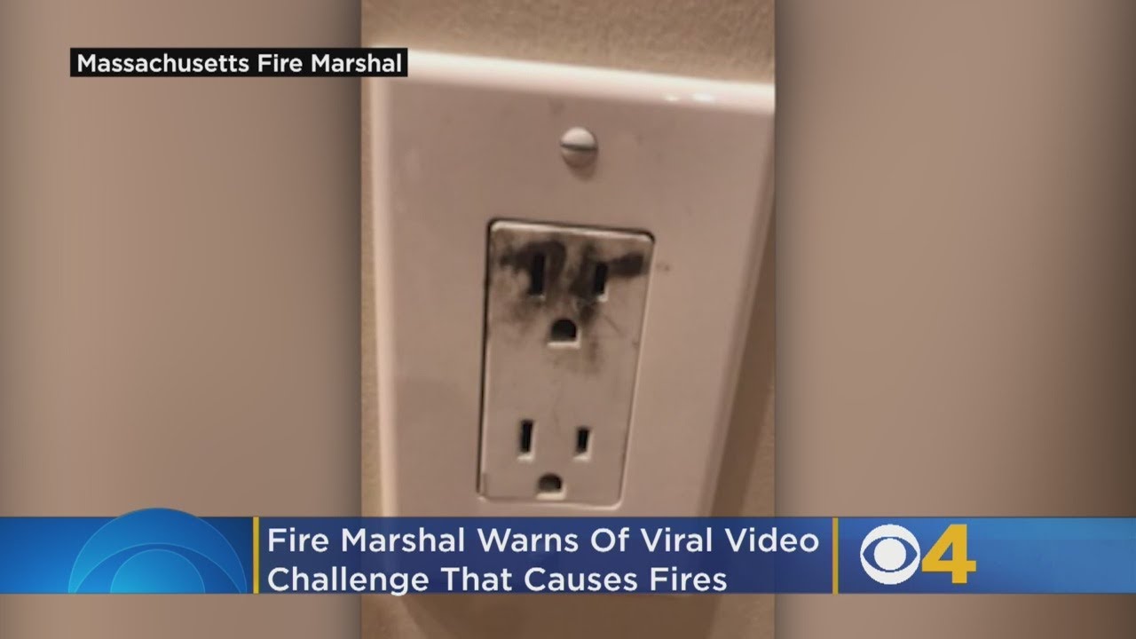 Fire Marshal Warns Of Viral Video Challenge That's Causing Fires - YouTube