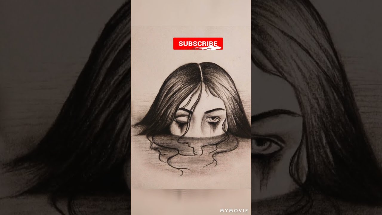 scary girl | I can see you from behind .... lyrics .#shorts - YouTube