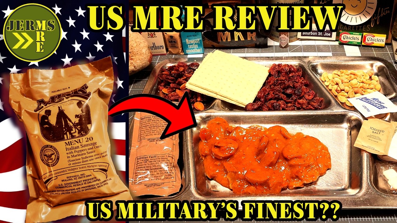 US Military's Finest?? Italian Sausage US MRE Review - YouTube