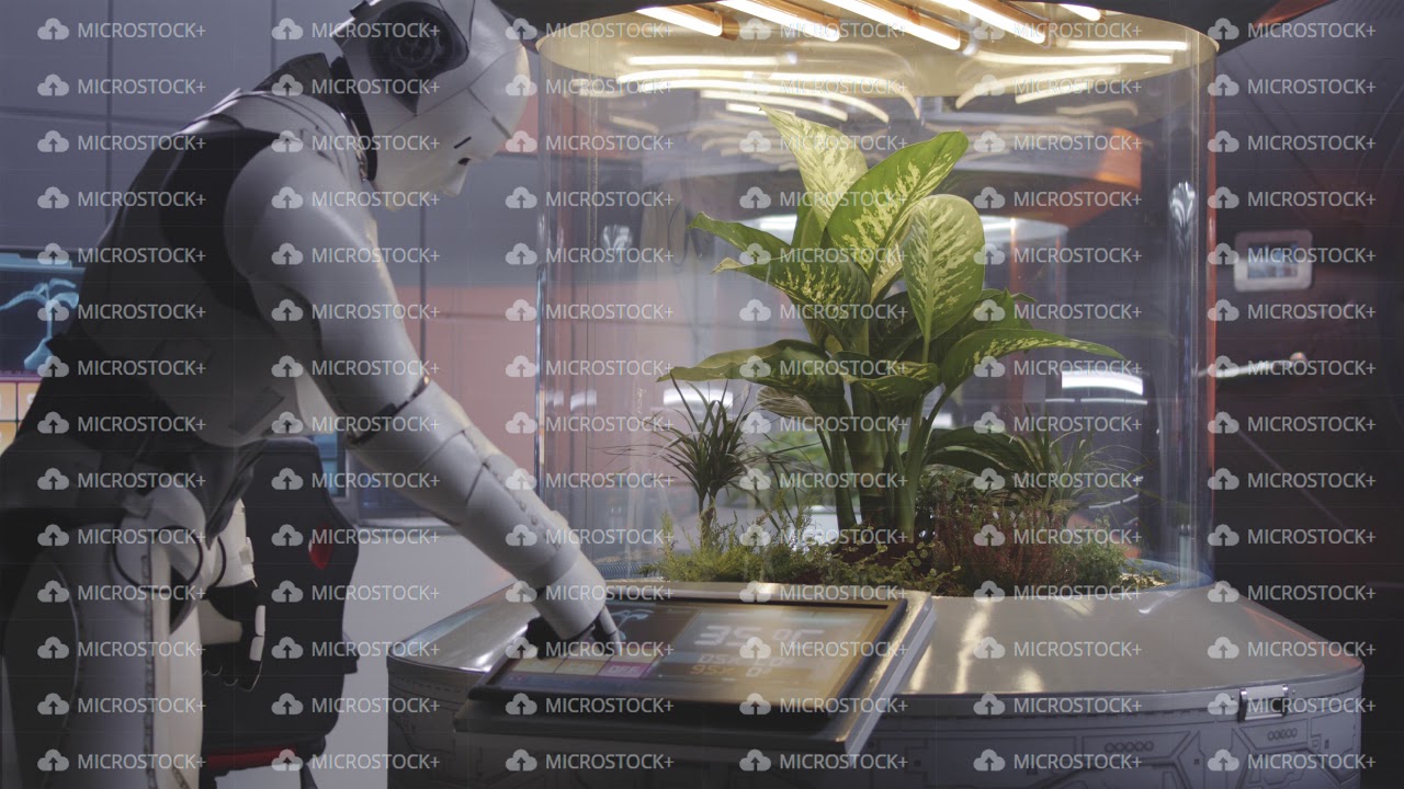 Robot working with a plant incubator - YouTube