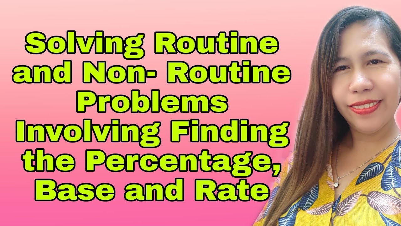 Grade 6 Solving Routine And Non Routine Problems Involving Finding The grade-6-solving-routine-and-non-routine-problems-involving-finding-the