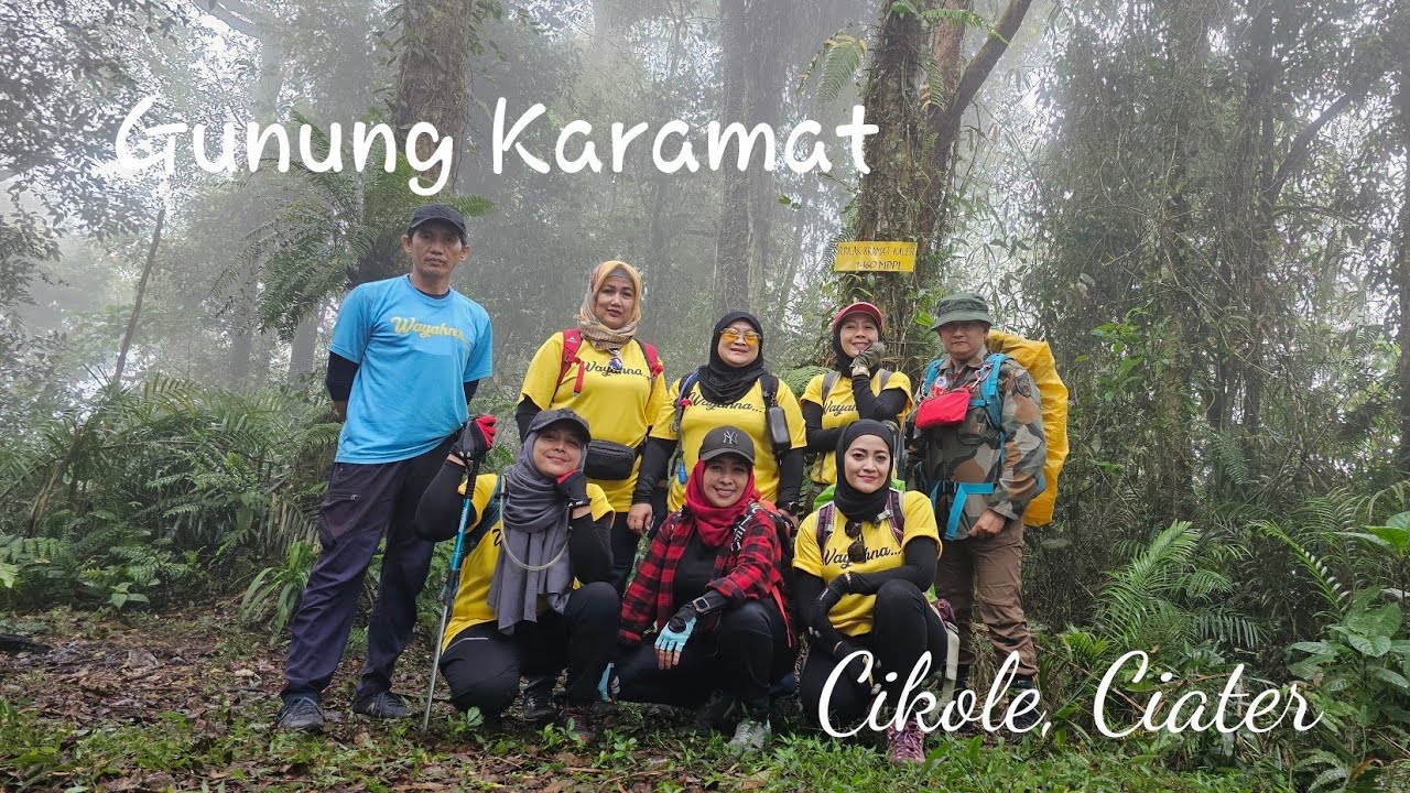 Trekking tipis Cikole, Ciater (#part2) Gunung Karamat - YouTube