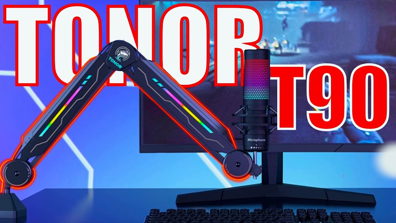 Tonor T90 Review | RGB Microphone Arm - YouTube