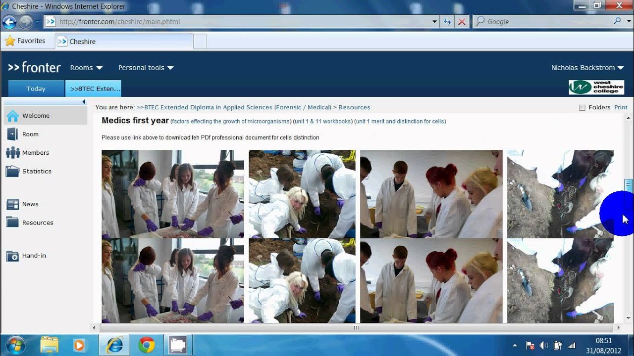 Student Fronter Login WCC Science - YouTube
