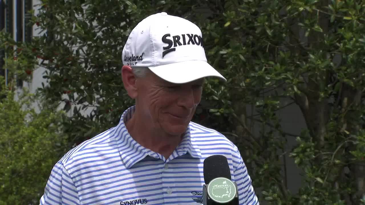 Augusta'a Larry Mize reflects on his Masters farewell - YouTube
