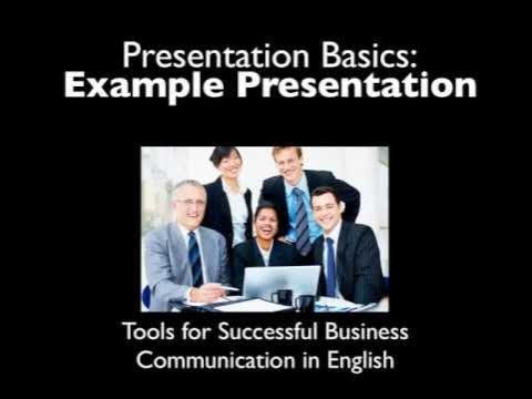 Business English Presentations - Example Presentation.mp4 - YouTube