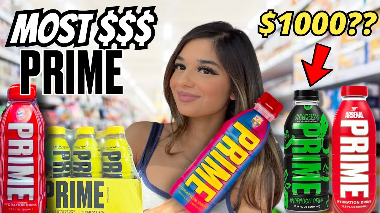 FINDING THE MOST EXPENSIVE BOTTLE OF PRIME IN LONDON - *AMERICAN CANDY ...