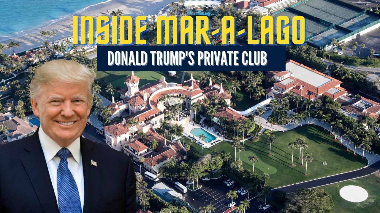 Inside Mar-a-Lago: Trump's Posh Presidential Club || Donald Trump's ...