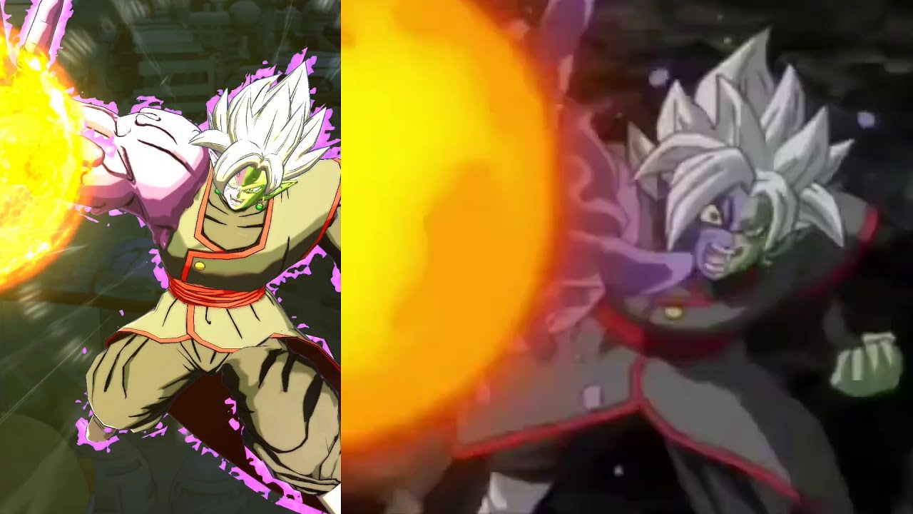 ( Side By Side ) Zenkai LF Half Corrupted Zamasu! References in Dragon ...