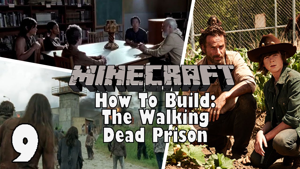Minecraft: How to Build The Walking Dead Prison Ep.9 - The Tombs - YouTube