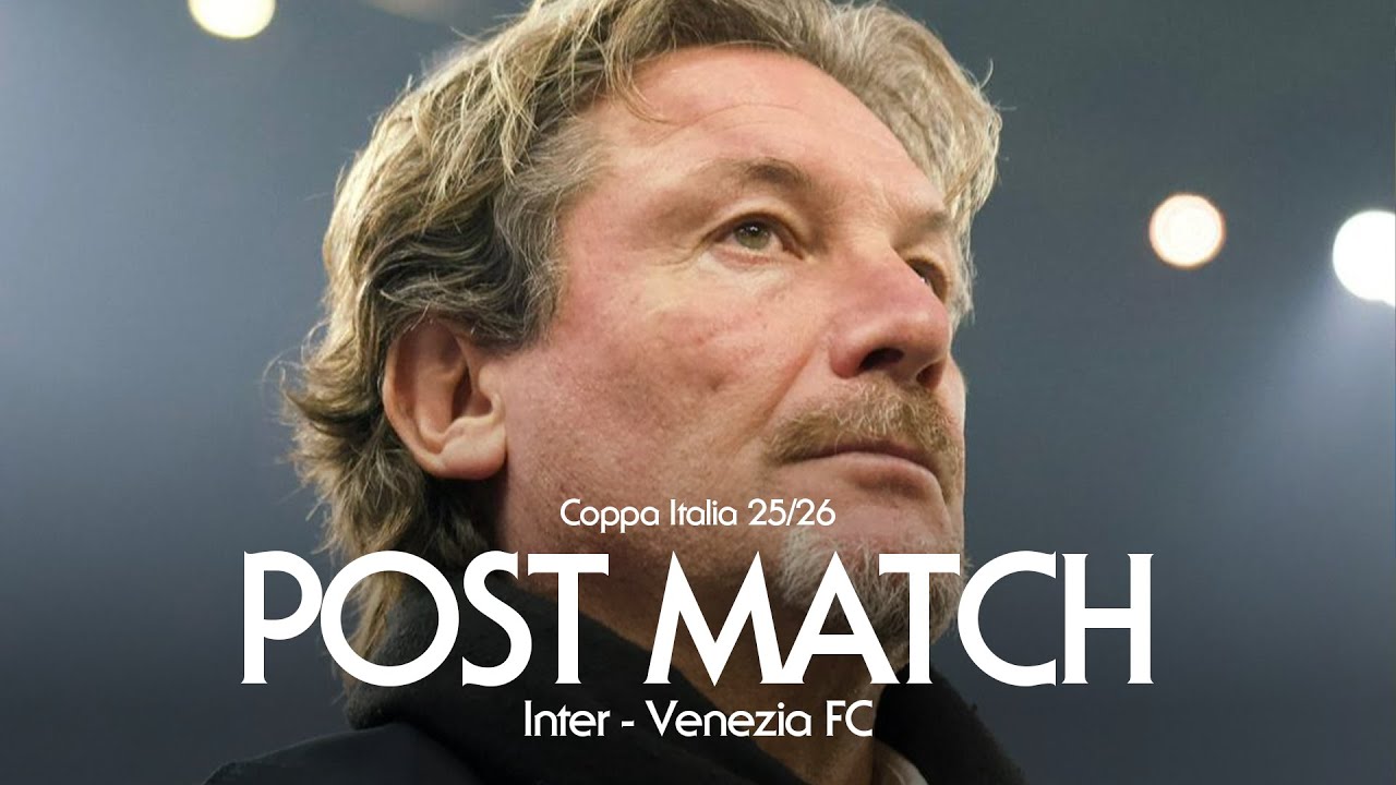 Conferenza Stampa post partita | Giovanni Stroppa | Inter - Venezia FC ...