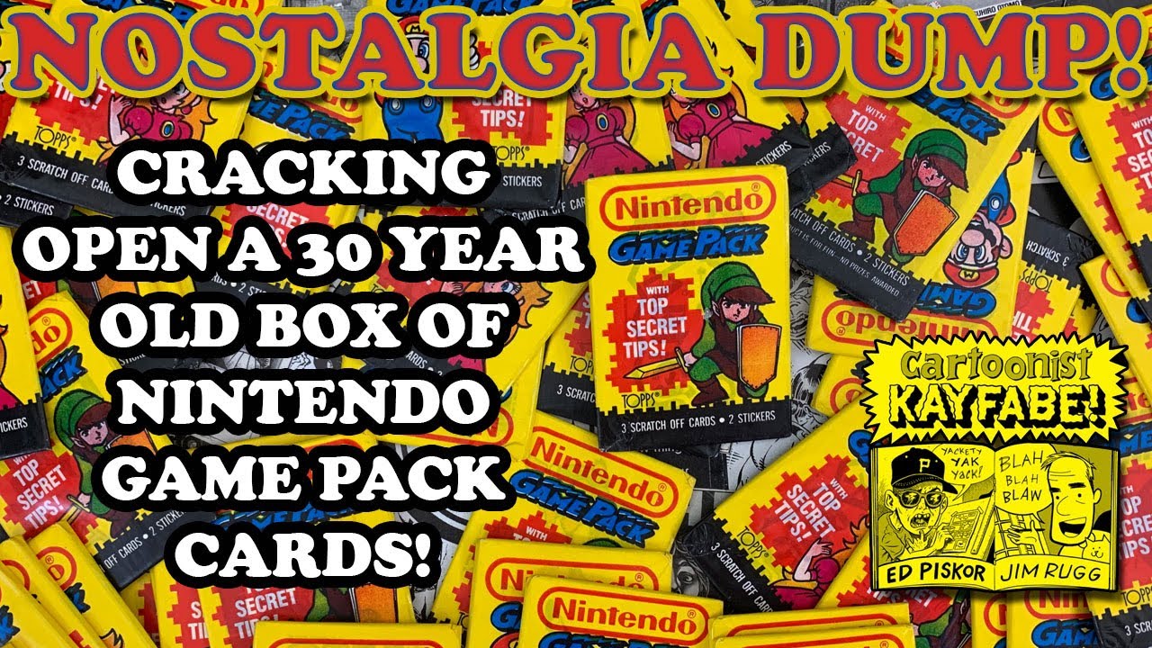 Opening a Box of Sealed Nintendo Game Pack Cards. Can We Build A Set ...