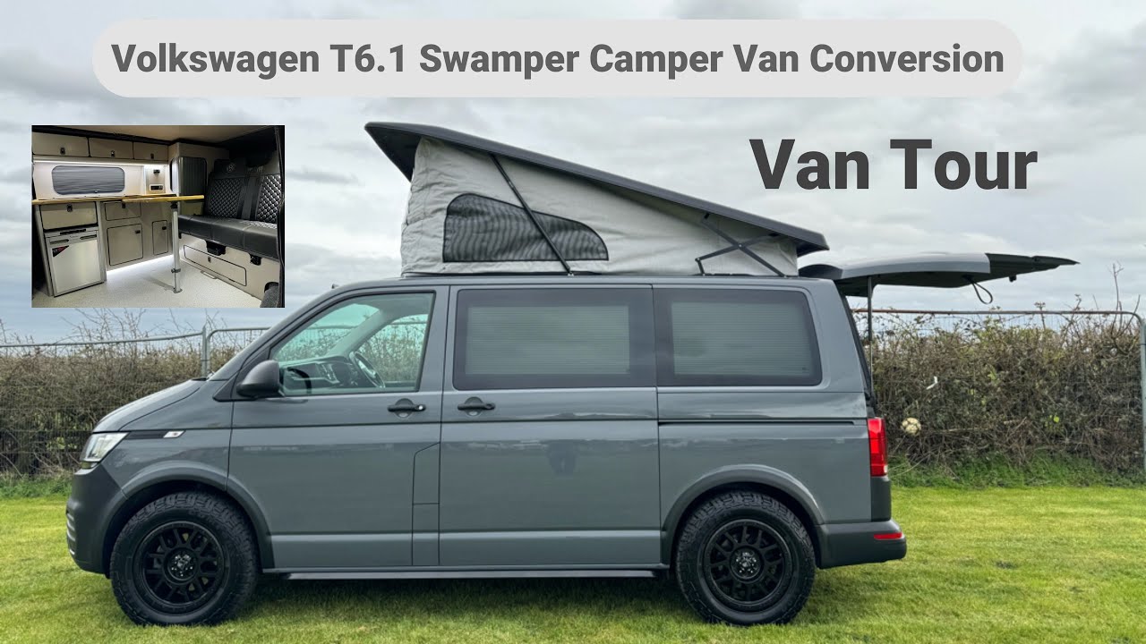 My New Volkswagen Transporter T6.1 Swamper Edition Camper Van - Full ...