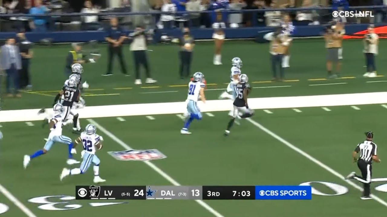 Tony Pollard 100 Yard Touchdown - YouTube