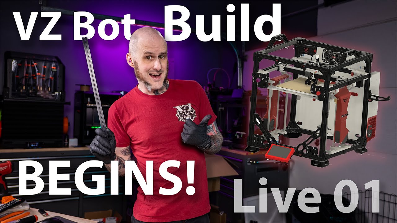VZ Bot Build Begins! - Mellow VZ-235 Live 01 - YouTube