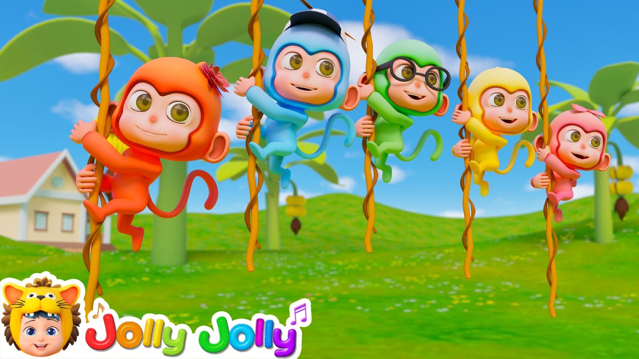 [New Compilation] Five Little Monkeys, Humpty Dumpty | Jolly Jolly - Learn and Play - Nursery ...