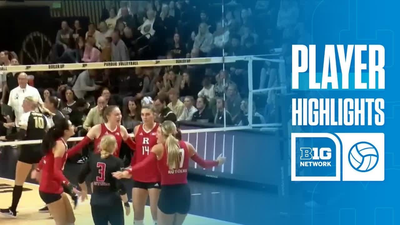 Anna Hartman Highlights vs. Purdue | Rutgers Volleyball | 11/14/2024 ...
