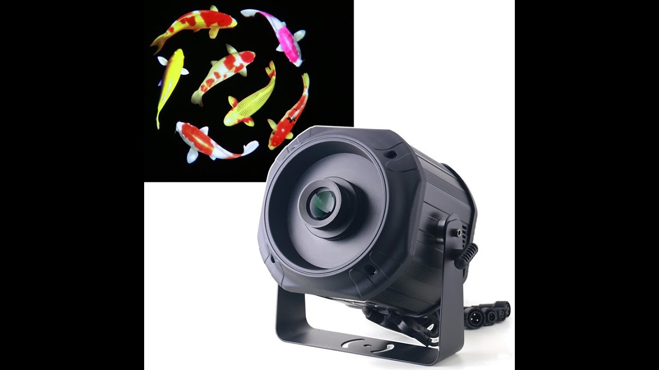 200W logo projector with 4 gobo panel inside MS-LGP200 - YouTube