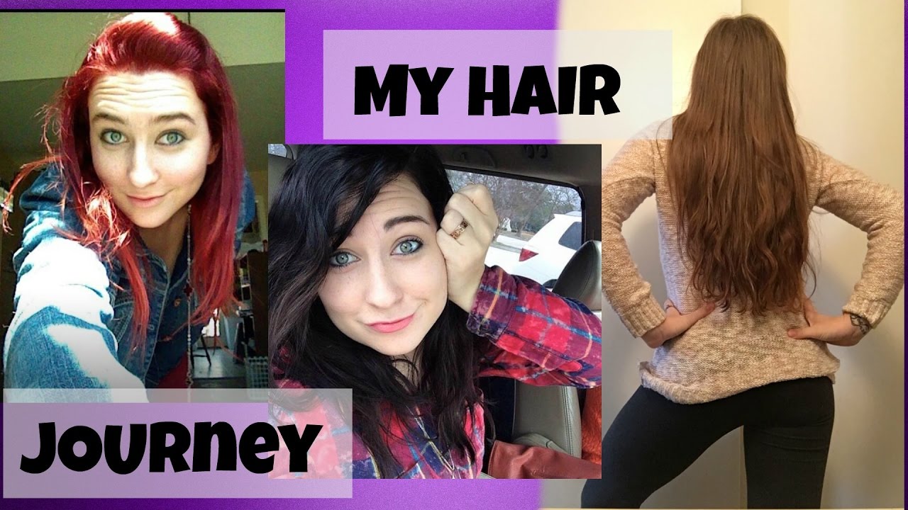 My hair journey | Growing out my hair - YouTube