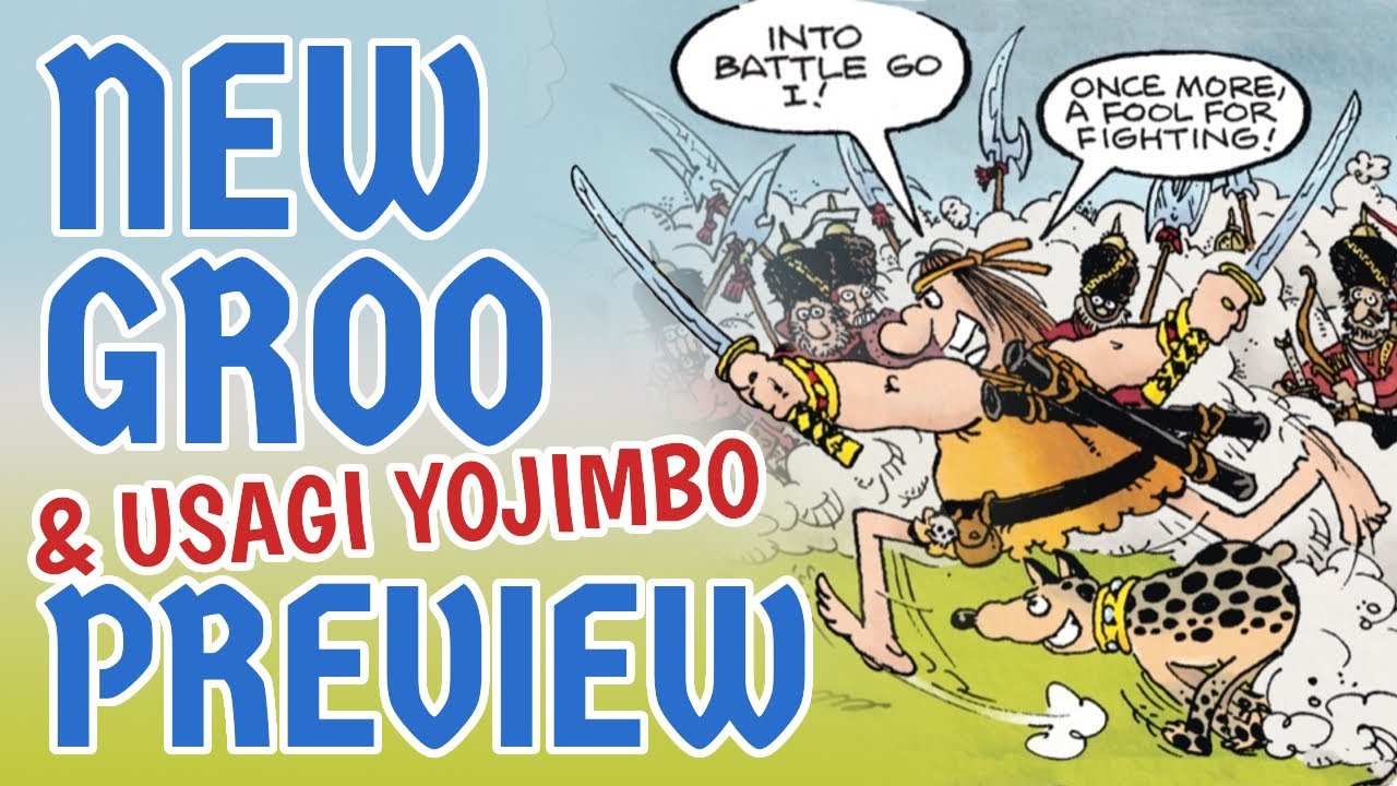 Groo and Usagi Yojimbo Comic Preview - YouTube