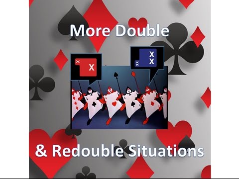 Advanced Bridge Lessons: 3ο μάθημα - Double & Redouble Situations - YouTube