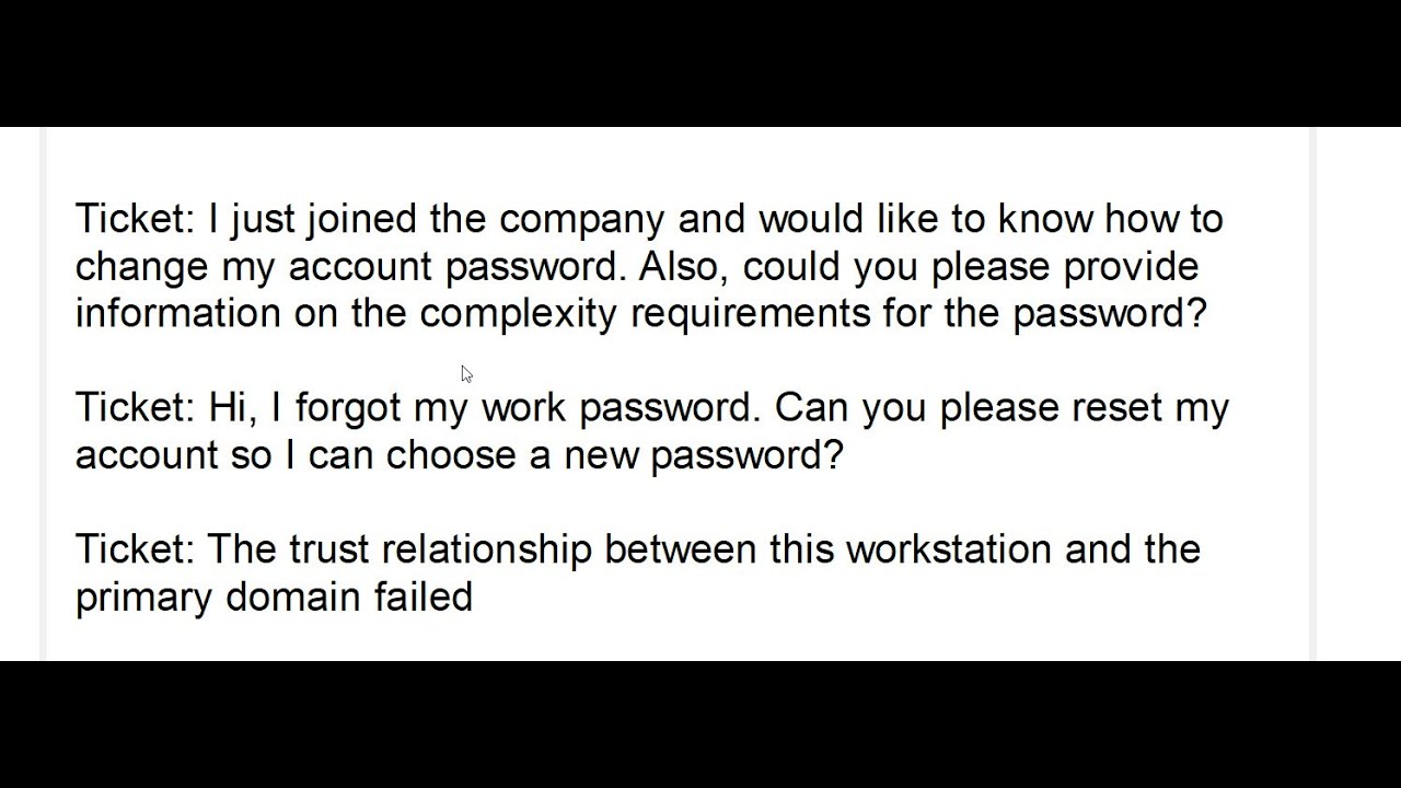 IT Support Ticket: Logical User Security Concepts - YouTube