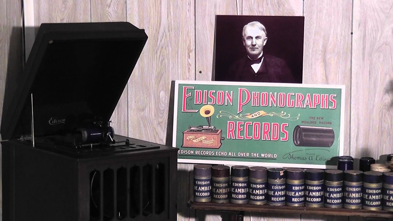 Edison blue amberol cylinder 2278 - Moonlight On The Lake by The ...