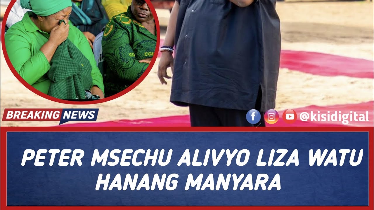 SHUHUDIA JINSI MSANII PETER MSECHU ALIVYOLIZA WATU MANYARA HANANG MBELE ...