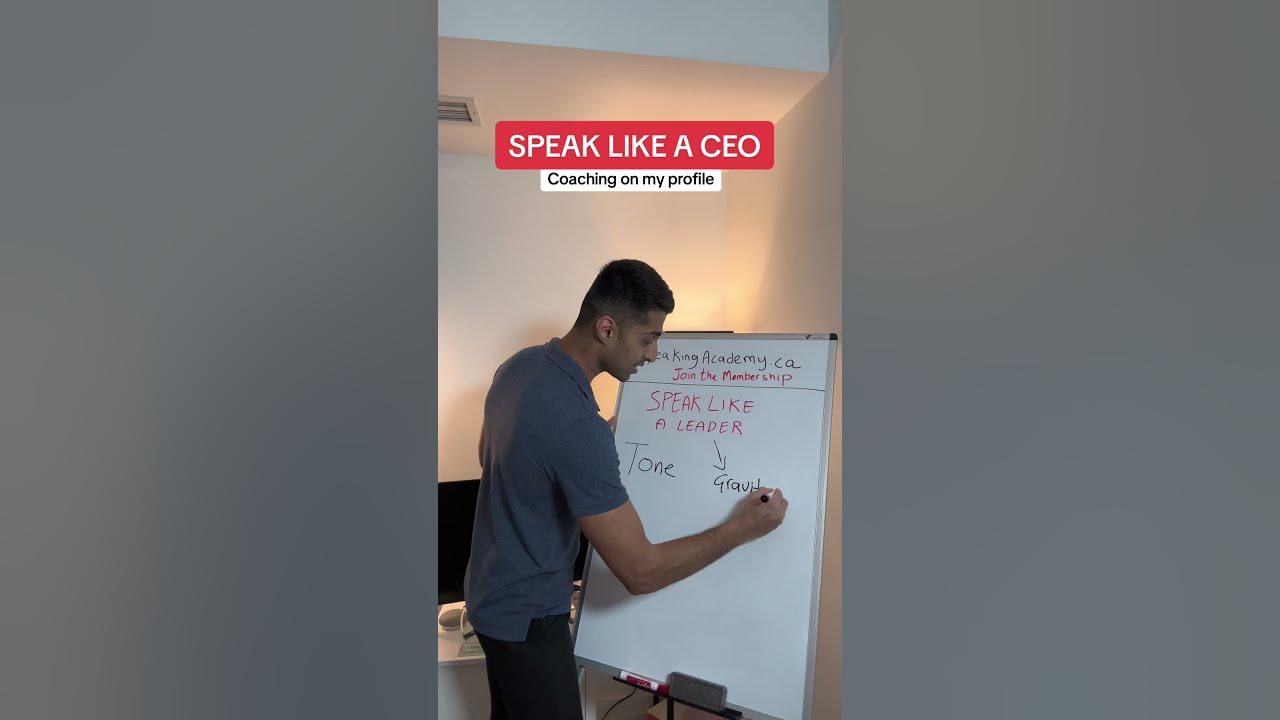 Speak like a CEO - Tone of Voice - YouTube