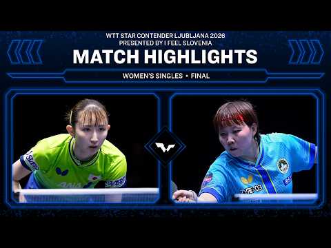 Hina Hayata vs Zhu Yuling | WS Final | #WTTLjubljana 2026