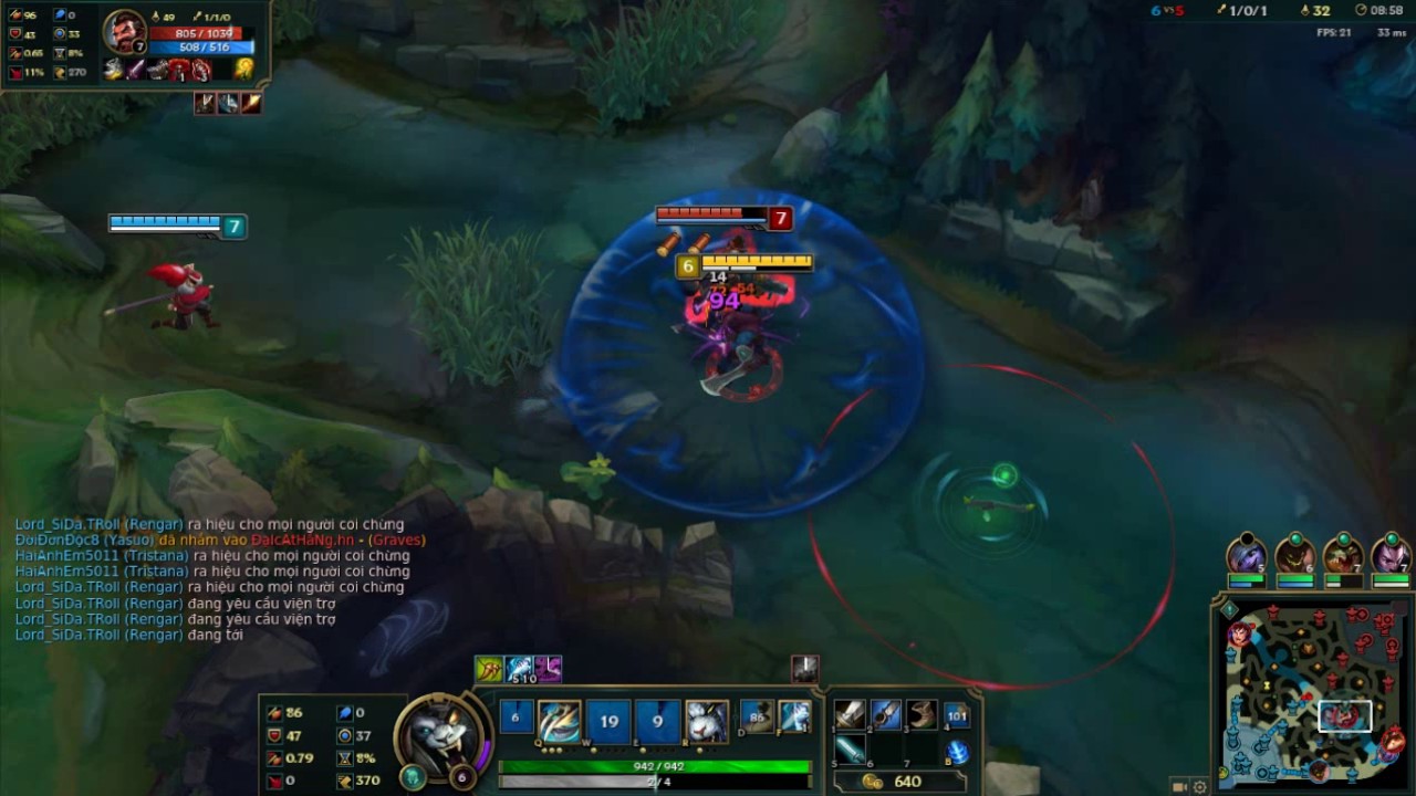 [ LMHT ] Rengar 1 nhảy bốc hơi - YouTube