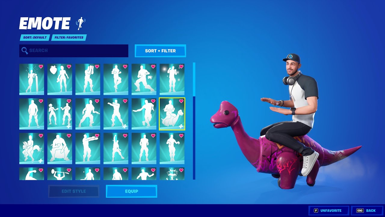 ALL FORTNITE ICON SERIES AND [NEW] TIKTOK EMOTES (Ali-A , lil ...