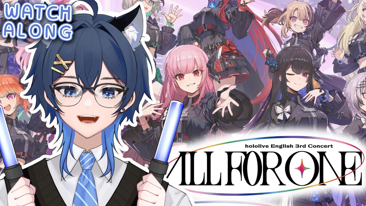 【Watch Along】Hololive EN Concert - All for One Day 1 ! - YouTube