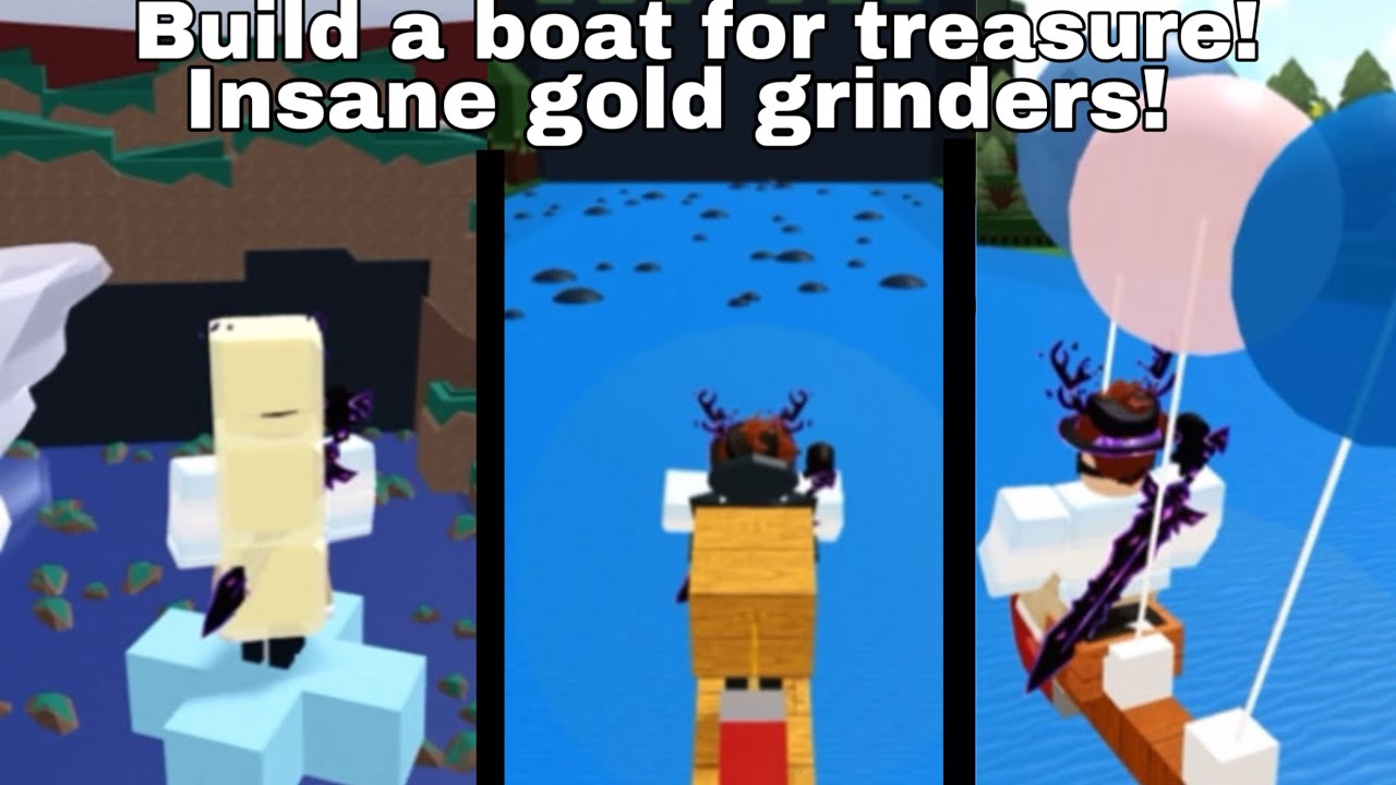 Build a boat for treasure gold grinder *insane* #roblox #babft # ...