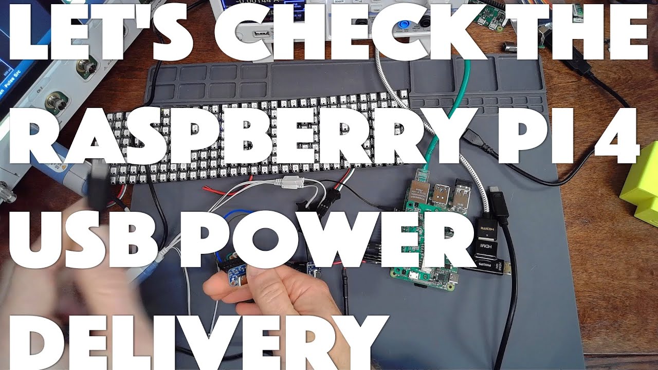Let's check the Raspberry PI 4 USB Power Delivery - YouTube