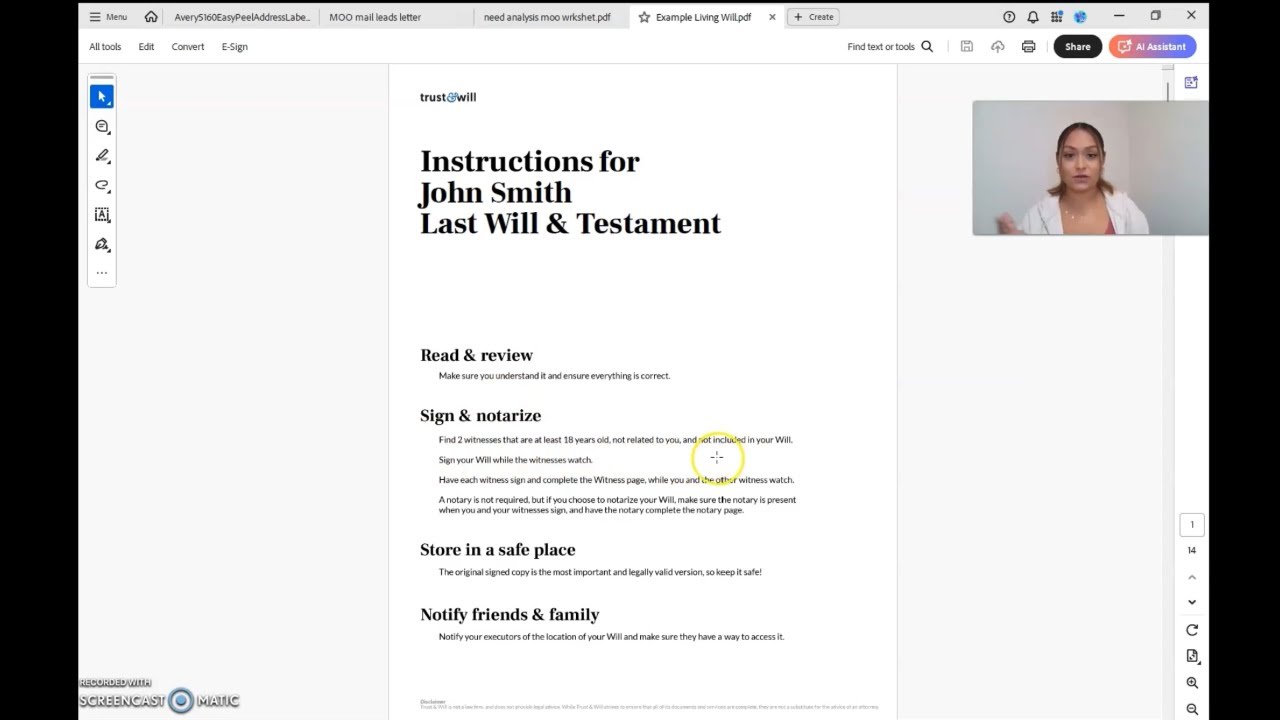 Simple Steps For Estate Plan Signing: A Step-by-step Guide | Notary ...