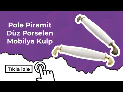 Pole Piramit Düz Porselen Mobilya Kulplarını Tanıyalım. | eryildiz.net