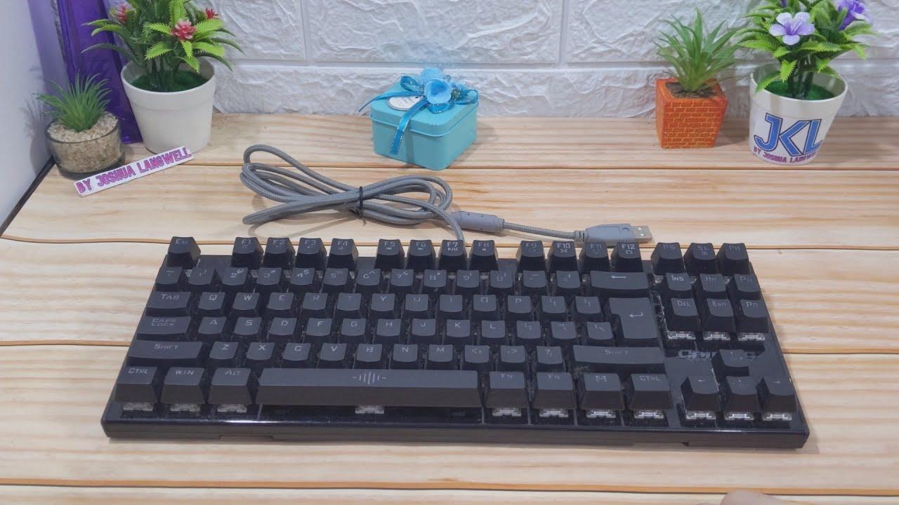 Modding Gigaware k28 mechnical keyboard | Replacing Blue to Brown ...
