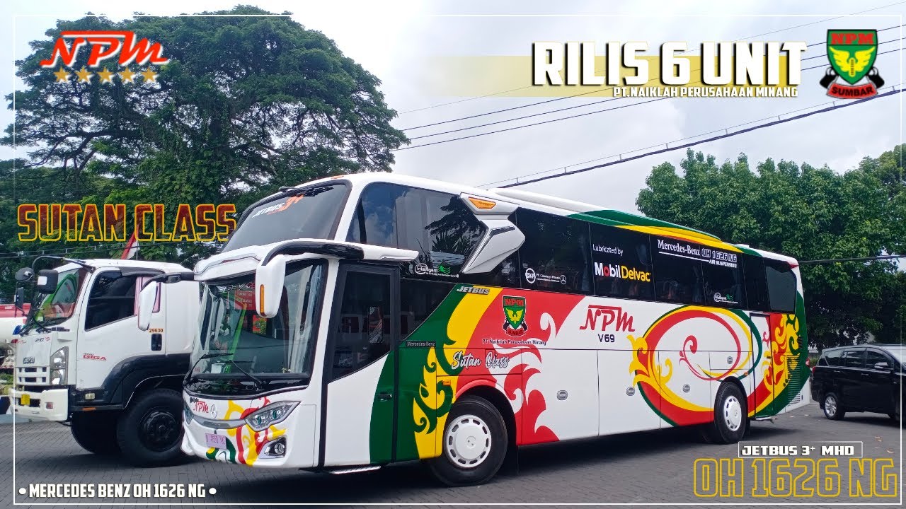Akhirnya RILIS 6 UNIT !!! PT.NPM JETBUS3+ MHD || Mercedes Benz OH 1626 ...