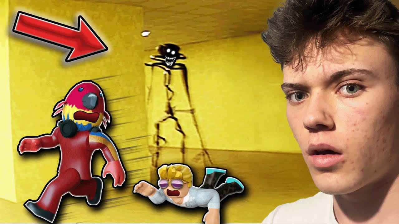 Playing the *SCARIEST GAME* on Roblox! (Apeirophobia) - YouTube