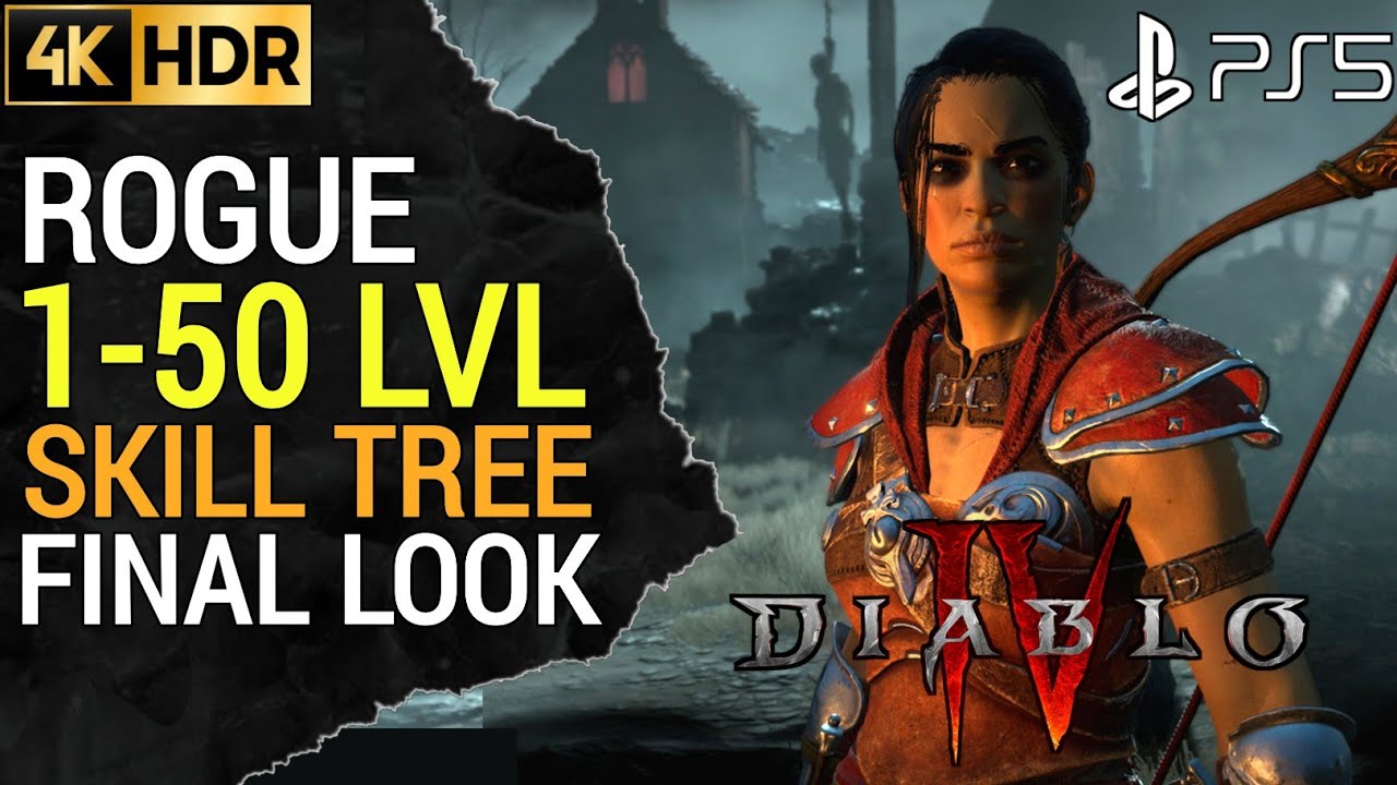 Rogue Skill Tree Diablo 4 Level 1-50 Skill Tree | Diablo 4 Rogue Levels ...