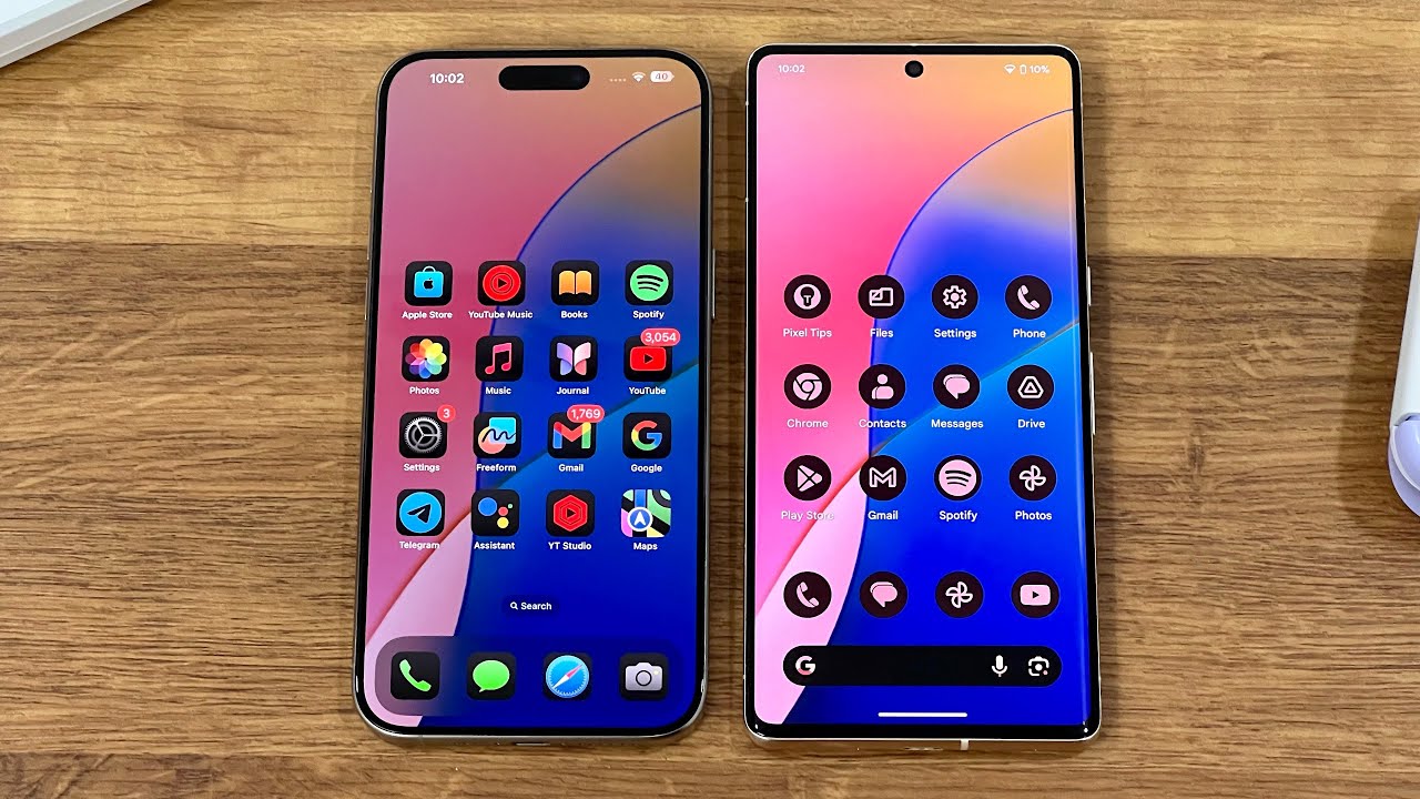 iOS 18 vs Android 15 - Icons Dark Mode - YouTube