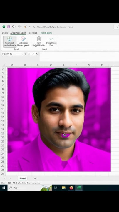 Excel Remove Background - Arkaplan Kaldırma - YouTube