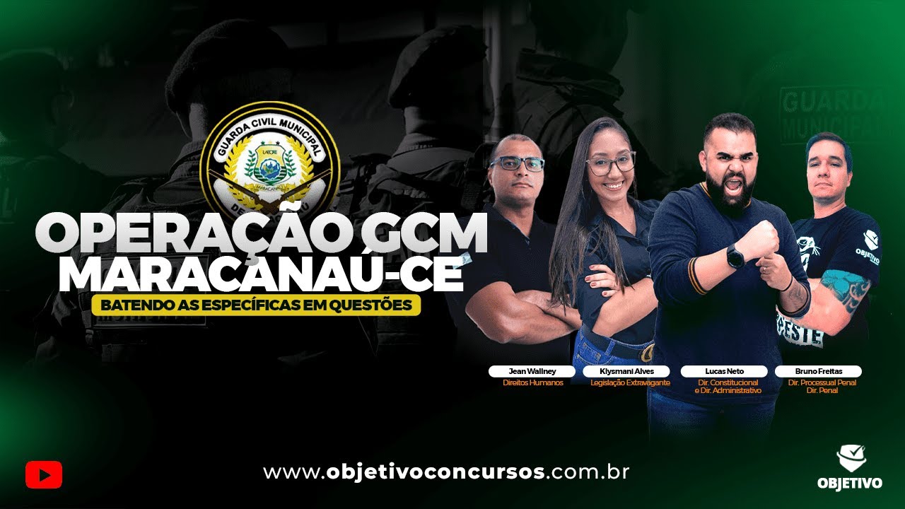 OPERAÇÃO GCM MARACANAÚ-CE | Batendo as específicas em questões ...