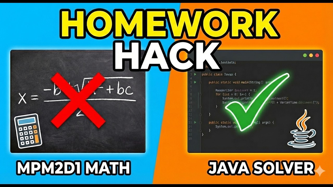 I coded a Grade 10 Quadratic Equation Solver in Java (MPM2D1) - YouTube