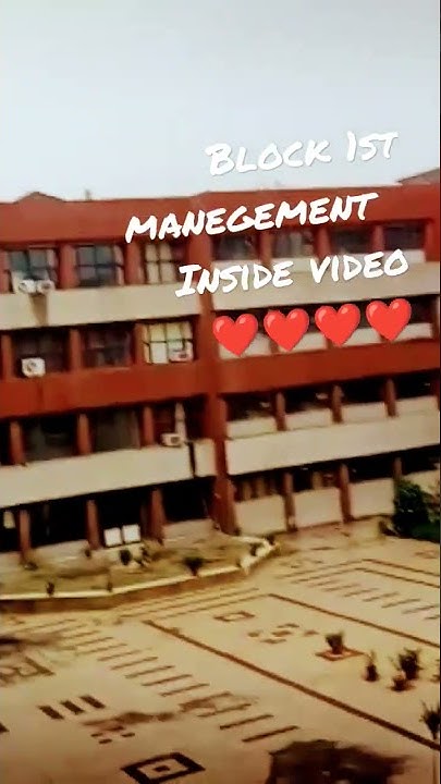 bpsmv University block 1 - YouTube