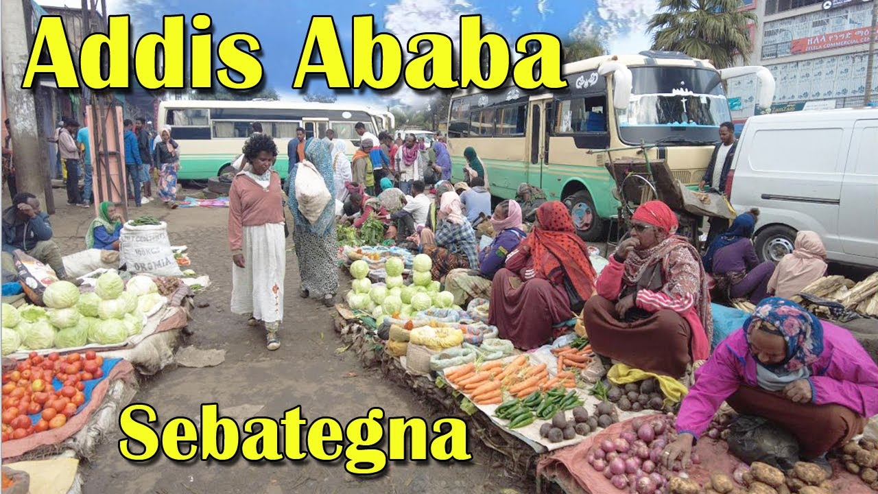 (ሰባተኛ) Walking Downtown Sebategna to Abenet Addis Ababa Ethiopia 2023 ...